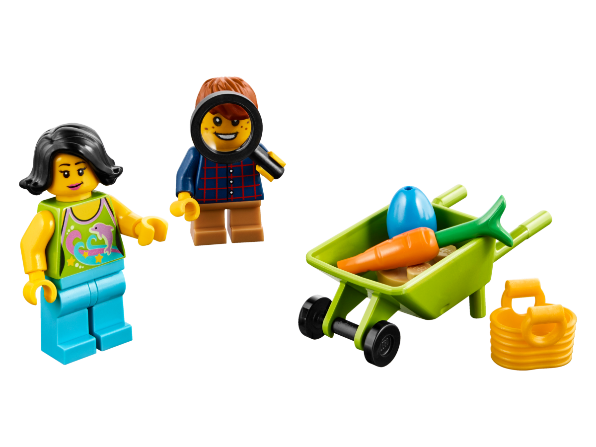 Officiële HD Visuals LEGO 40237 Easter Egg Hunt - Bouwsteentjes.info