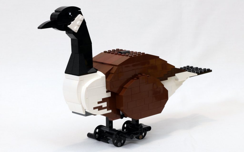 LEGO MOC: Canada Goose and Goslings door JK Brickworks - Bouwsteentjes.info