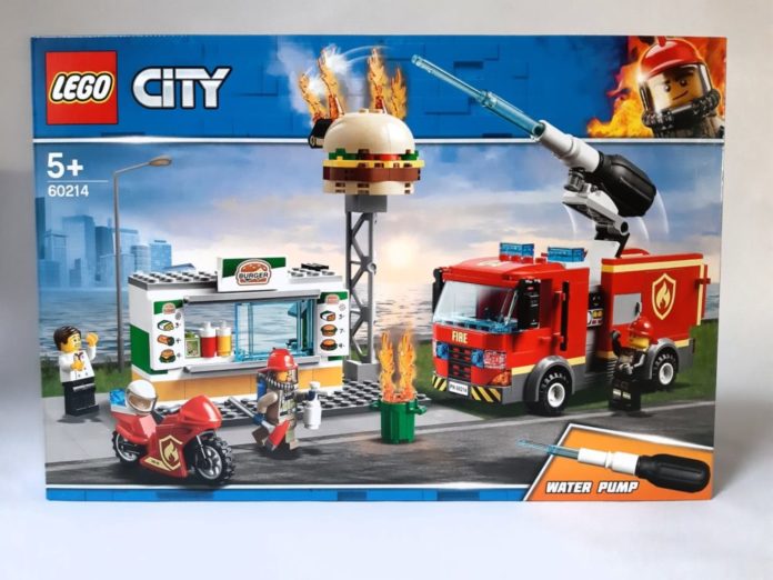 [Review] LEGO City 60214 Burger Bar Fire Rescue - Bouwsteentjes.info