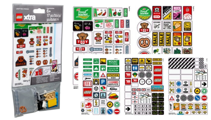 [Nieuws] LEGO Xtra 853921 Brick Stickers verkrijgbaar - Bouwsteentjes.info