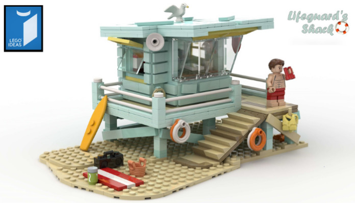 LEGO Ideas Lifeguard's Shack bereikt 10K supporters - Bouwsteentjes.info