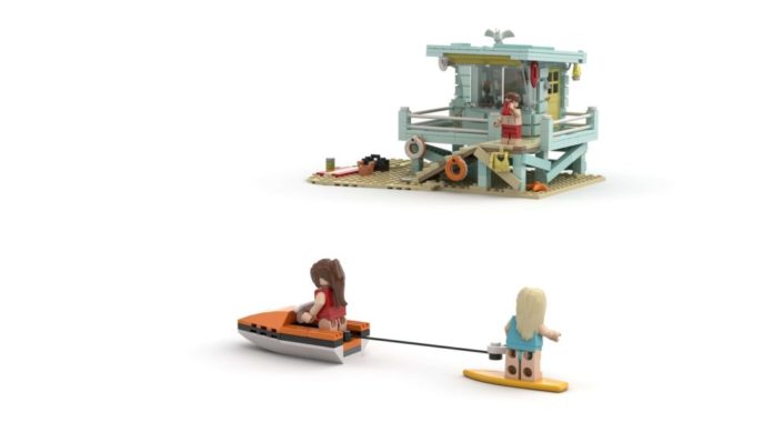 LEGO Ideas Lifeguard's Shack bereikt 10K supporters - Bouwsteentjes.info