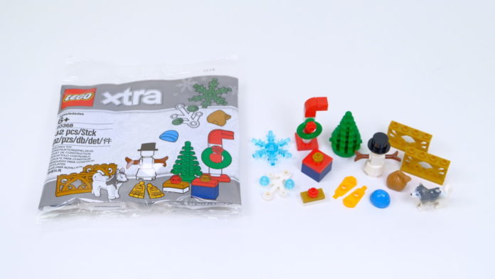 [Review] LEGO Xtra 40368 X-mas Accessories - Bouwsteentjes.info