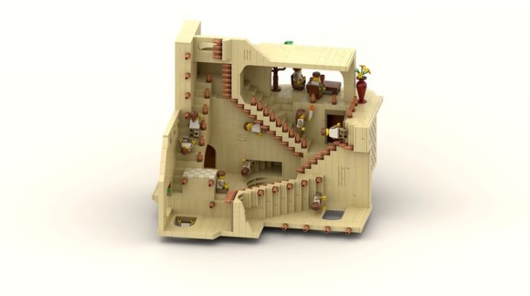 [Uitgelicht] LEGO Ideas Relativity (M. C. Escher) - Bouwsteentjes.info
