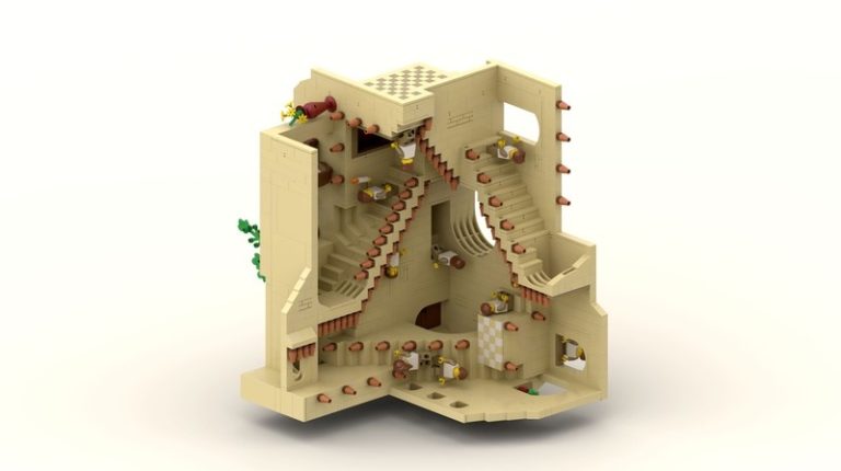 [Uitgelicht] LEGO Ideas Relativity (M. C. Escher) - Bouwsteentjes.info