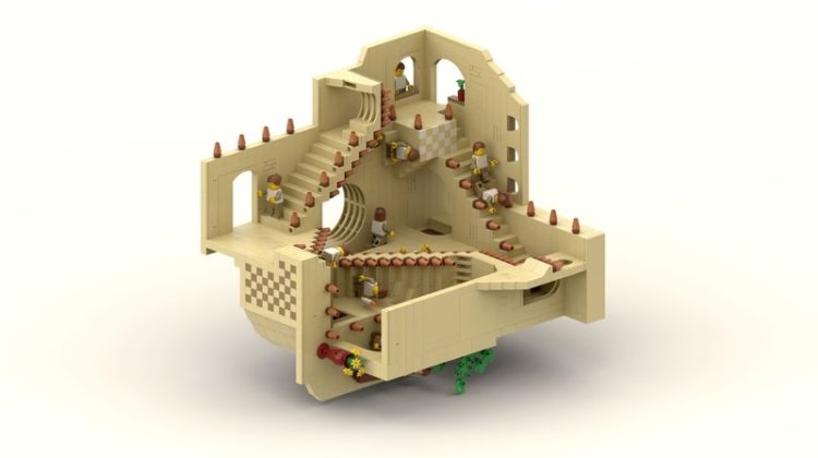 [Uitgelicht] LEGO Ideas Relativity (M. C. Escher) - Bouwsteentjes.info