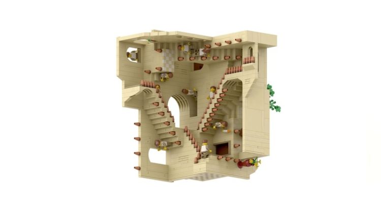 [Uitgelicht] LEGO Ideas Relativity (M. C. Escher) - Bouwsteentjes.info