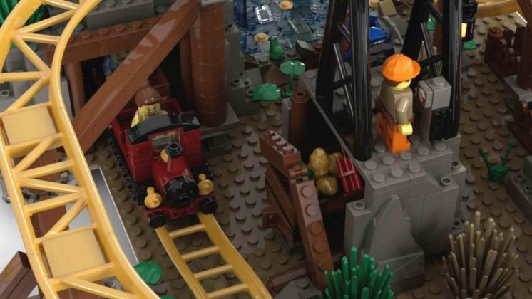 LEGO Ideas Gold Rush Mine Train Roller Coaster bereikt 10K supporters ...