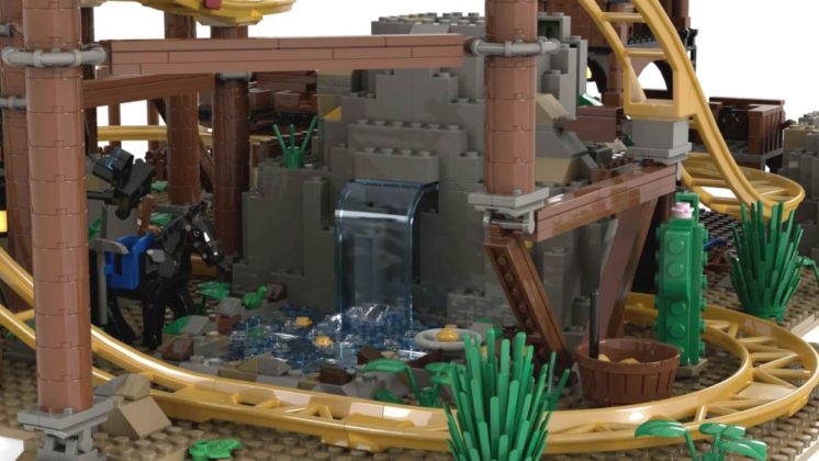 LEGO Ideas Gold Rush Mine Train Roller Coaster bereikt 10K supporters ...