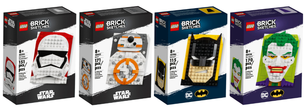 LEGO Brick Sketches vanaf nu verkrijgbaar - Bouwsteentjes.info