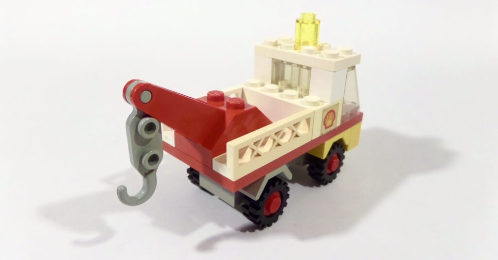 [Retro review] LEGO Town 642 Tow Truck and Car - Bouwsteentjes.info