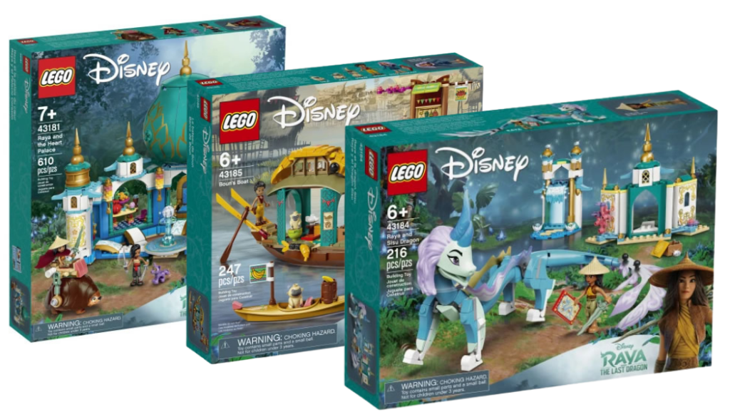 LEGO Disney Raya and the Last Dragon sets - Bouwsteentjes.info