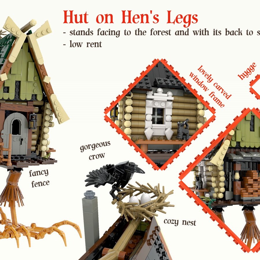 LEGO Ideas Baba Yaga bereikt 10K supporters - Bouwsteentjes.info