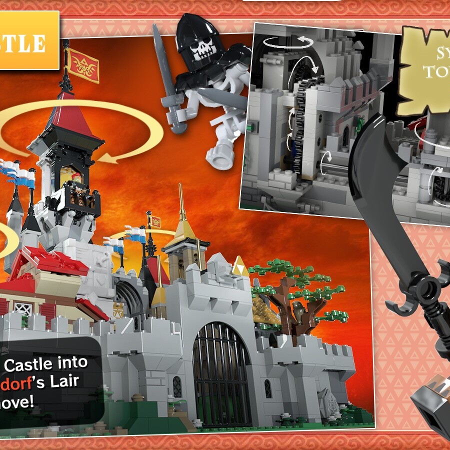 LEGO Ideas Hyrule Castle - The Legend of Zelda bereikt 10K supporters ...
