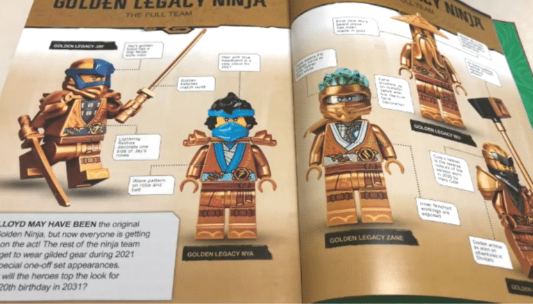 LEGO NINJAGO Legacy Golden Zane en Nya Minifigures onthuld ...