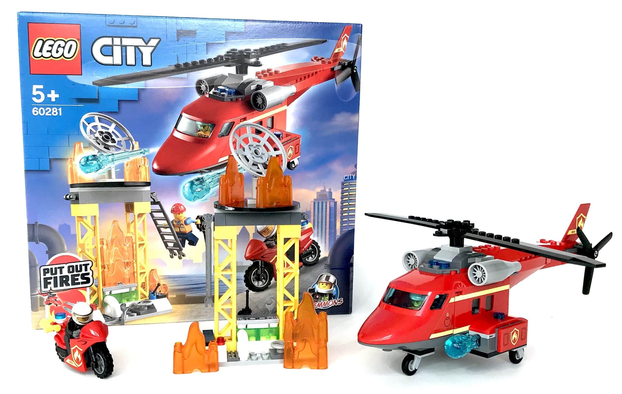 [Review] LEGO City 60281 Fire Rescue Helicopter - Bouwsteentjes.info