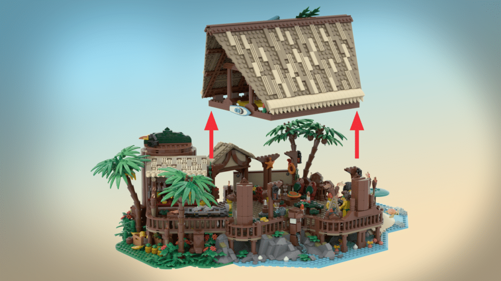 [Uitgelicht] LEGO Ideas Tiki Lounge - Bouwsteentjes.info