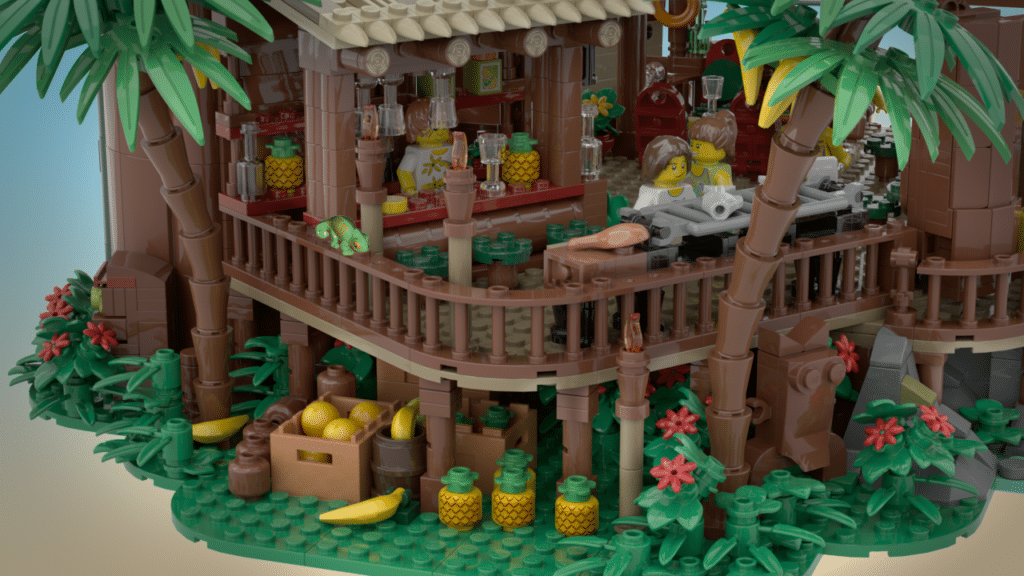 [Uitgelicht] LEGO Ideas Tiki Lounge - Bouwsteentjes.info