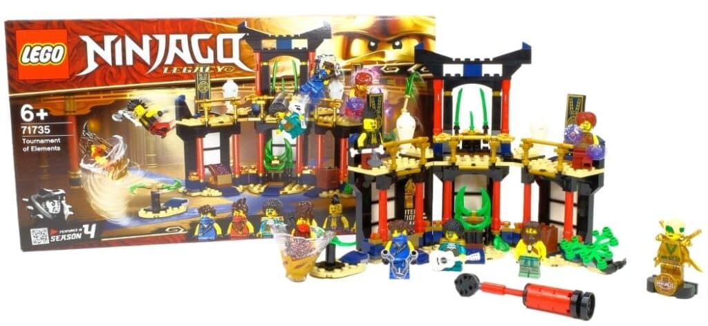 [Review] LEGO Ninjago 71735 Tournament of Elements - Bouwsteentjes.info