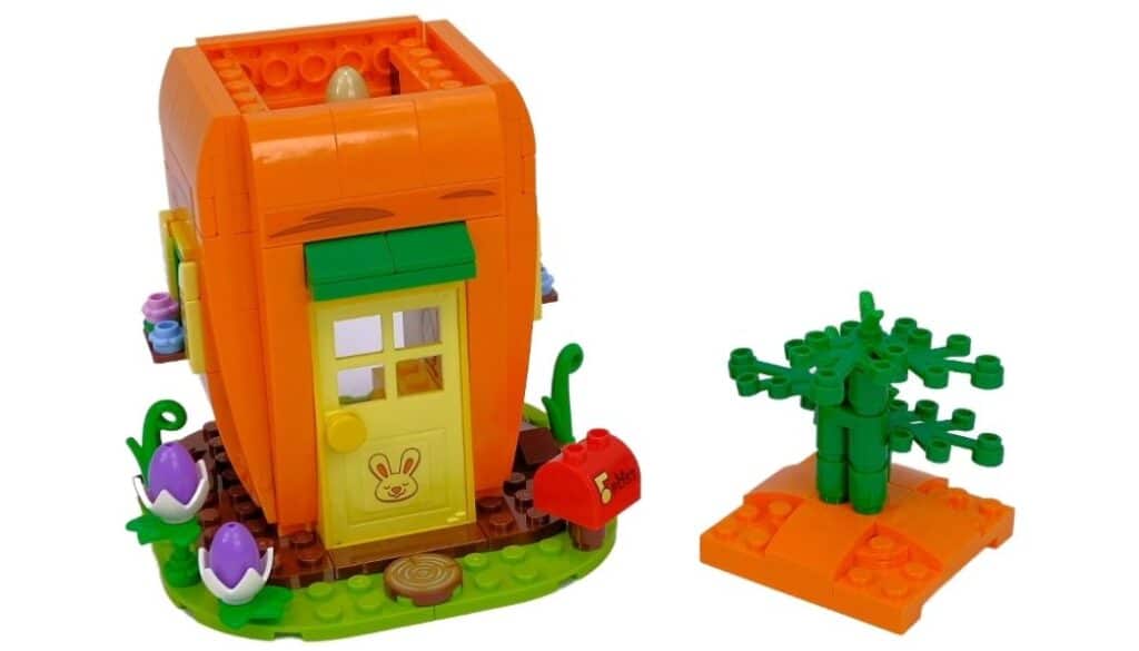 [Review] LEGO 40449 Easter Bunny's Carrot House - Bouwsteentjes.info