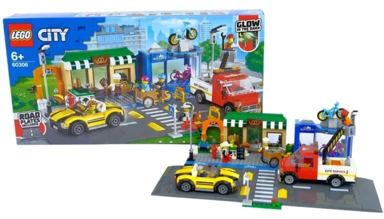 [Review] LEGO City 60306 Shopping Street - Bouwsteentjes.info