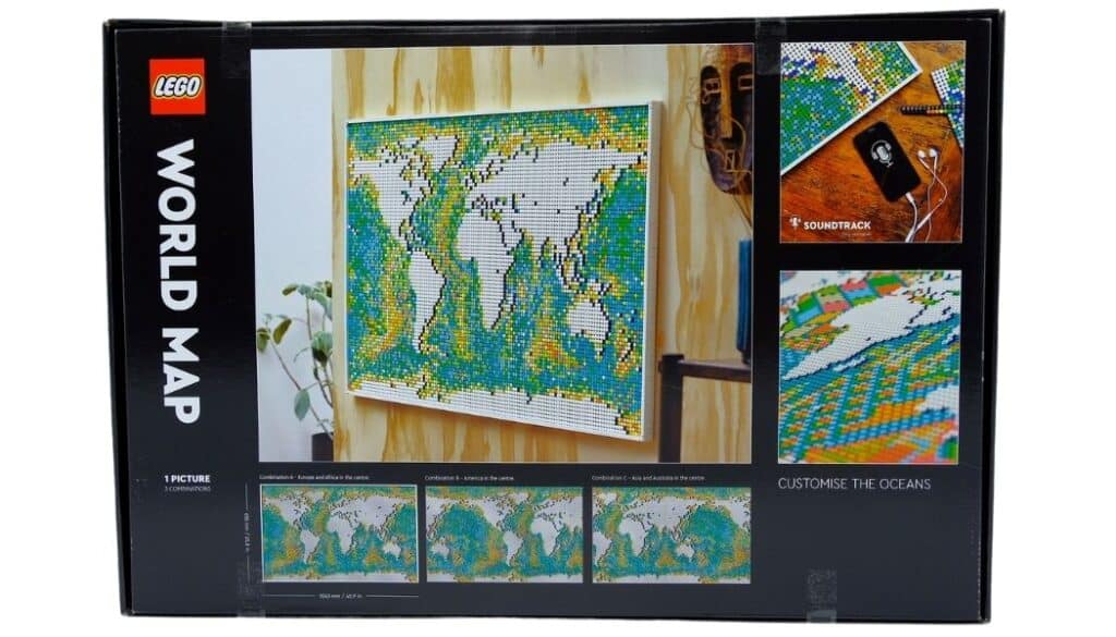 [Review] LEGO Art World Map - Bouwsteentjes.info