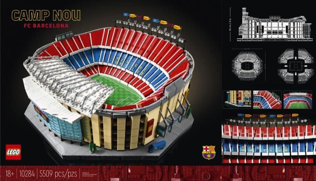 LEGO Camp Nou Barcelona voor €197,99 (€230,99 voor BE) - Bouwsteentjes.info
