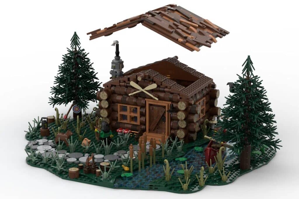 LEGO Ideas Log Cabin bereikt 10K supporters - Bouwsteentjes.info