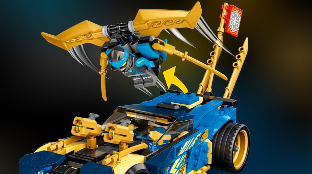 LEGO Ninjago 71776 Jay and Nya's Race Car EVO - Bouwsteentjes.info