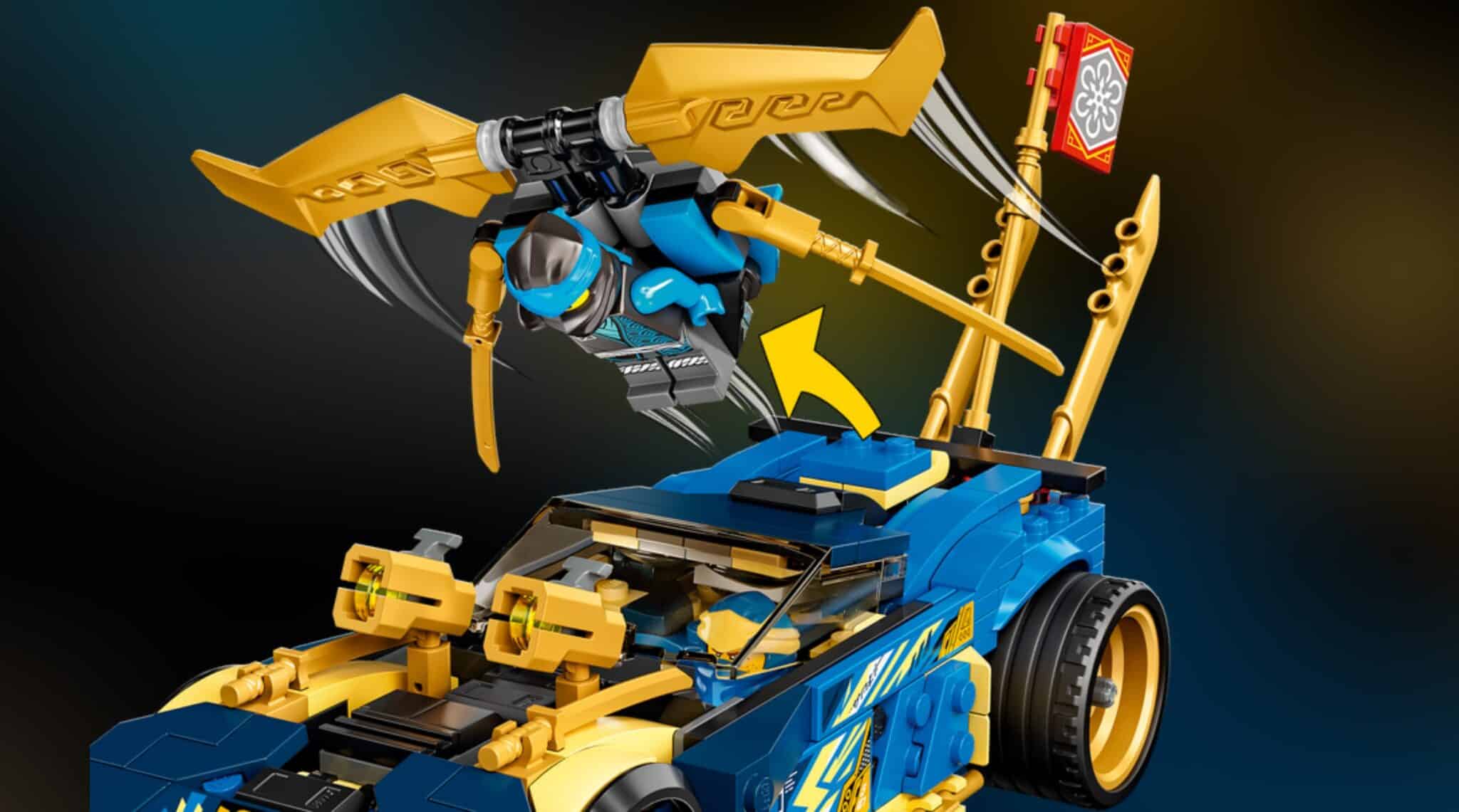 LEGO Ninjago 71776 Jay and Nya's Race Car EVO - Bouwsteentjes.info