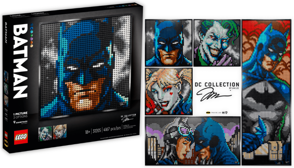LEGO Art 31205 Jim Lee Batman Collection onthuld - Bouwsteentjes.info