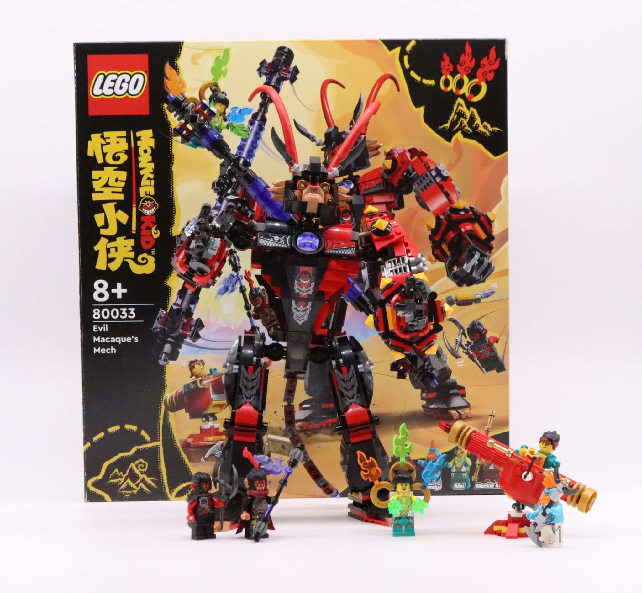 [Review] LEGO Monkie Kid 80033 Evil Macaque's Mech - Bouwsteentjes.info