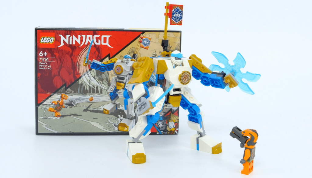 [Review] LEGO Ninjago Zane's Power Up Mech EVO - Bouwsteentjes.info
