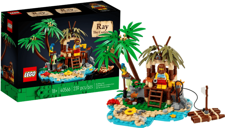 LEGO 40566 Ray the Castaway vanaf 1 oktober gratis