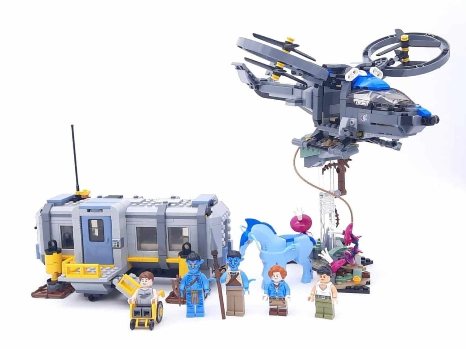 [Review] LEGO Avatar 75573 Floating Mountains Site 26 & RDA Samson ...