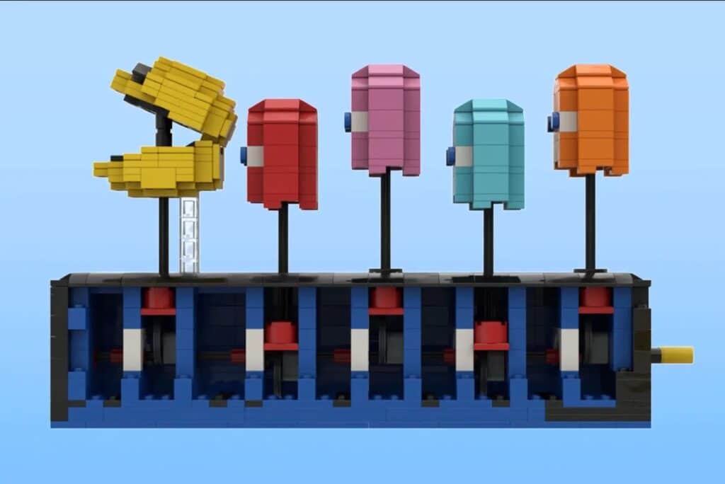 LEGO Ideas Pac-Man Moving Display bereikt 10K supporters