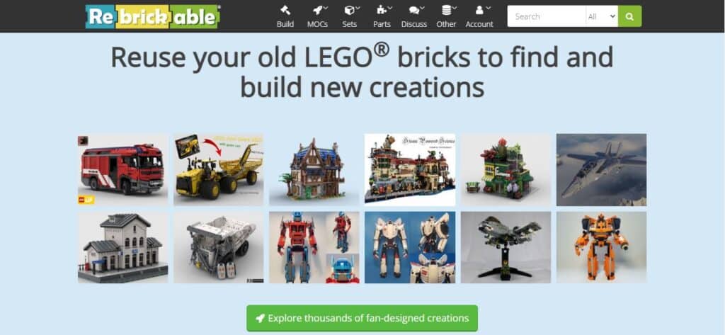 Alles over Rebrickable - de ins en outs
