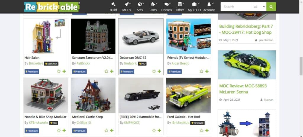Alles over Rebrickable - de ins en outs