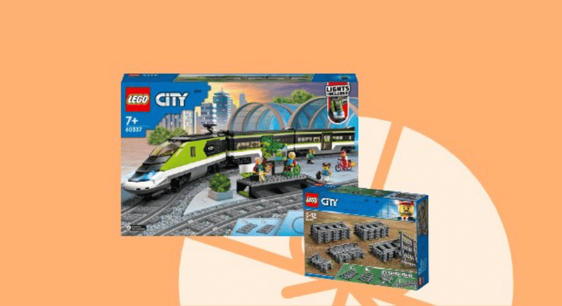 Gratis LEGO City Rails bij aankoop van de LEGO City 60337 Passenger ...