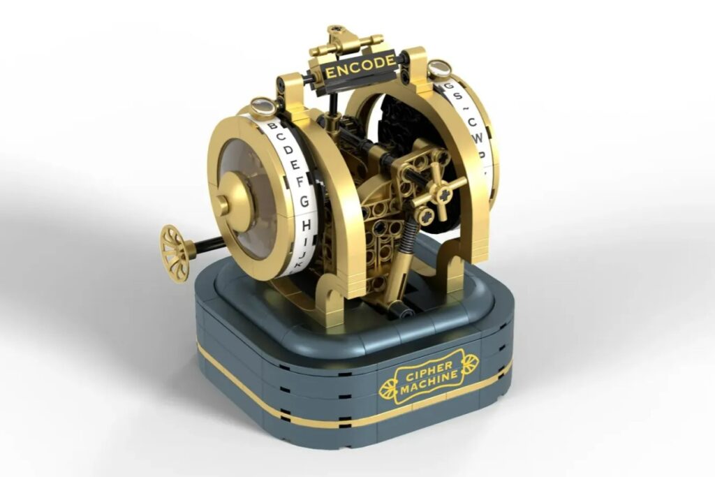 LEGO Ideas Cipher Machine bereikt de 10K supporters