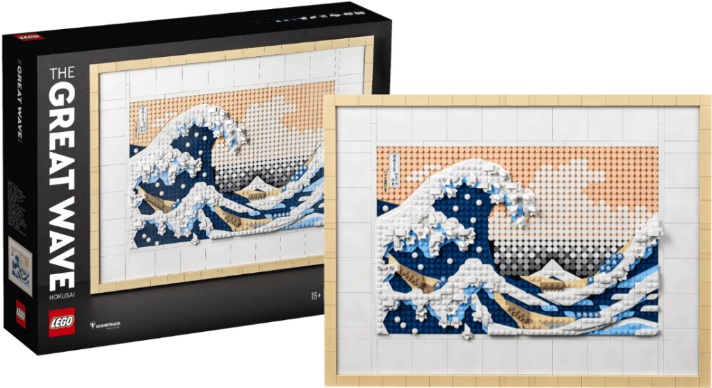 LEGO Hokusai The Great Wave voor €61,19 (laagste prijs tot nu toe)
