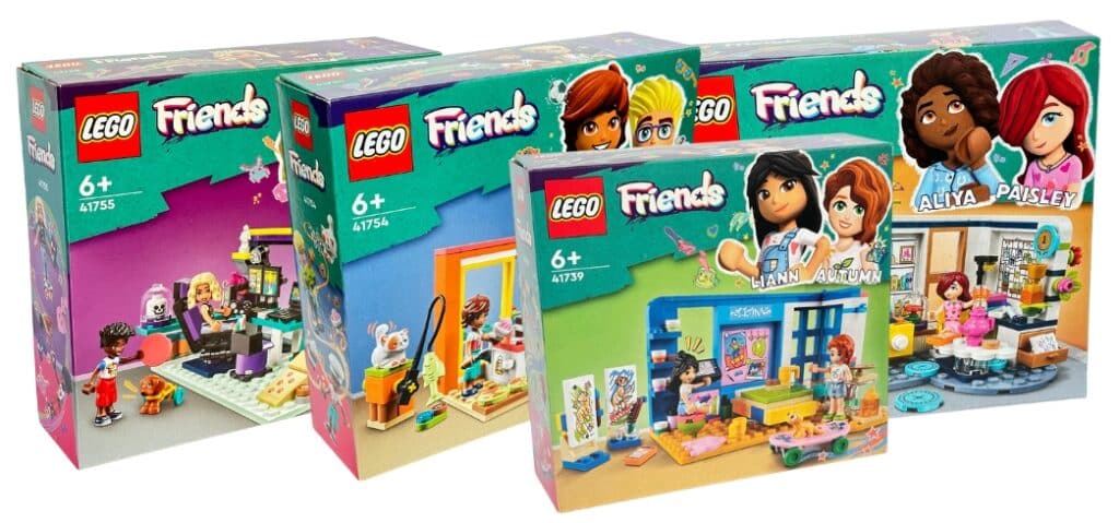 [Review] LEGO Friends - De slaapkamers van Liann, Aliya, Leo en Nova ...