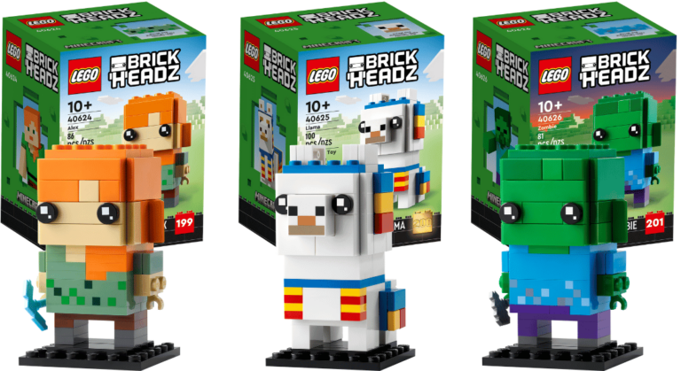 LEGO Minecraft BrickHeadz onthuld
