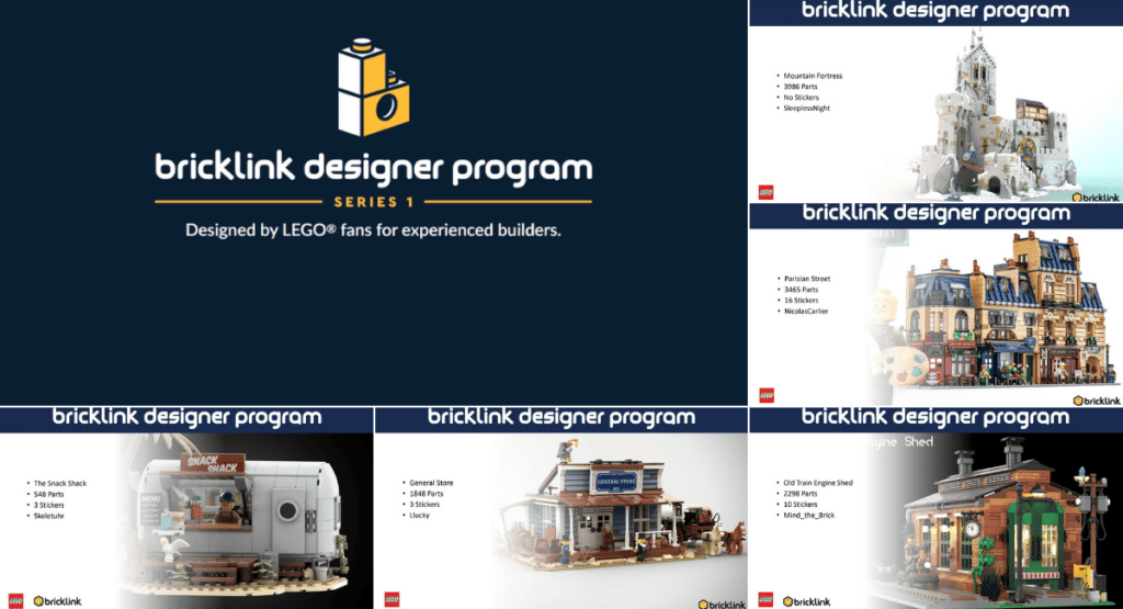 Bricklink Designer Program Series 1 - afgelopen