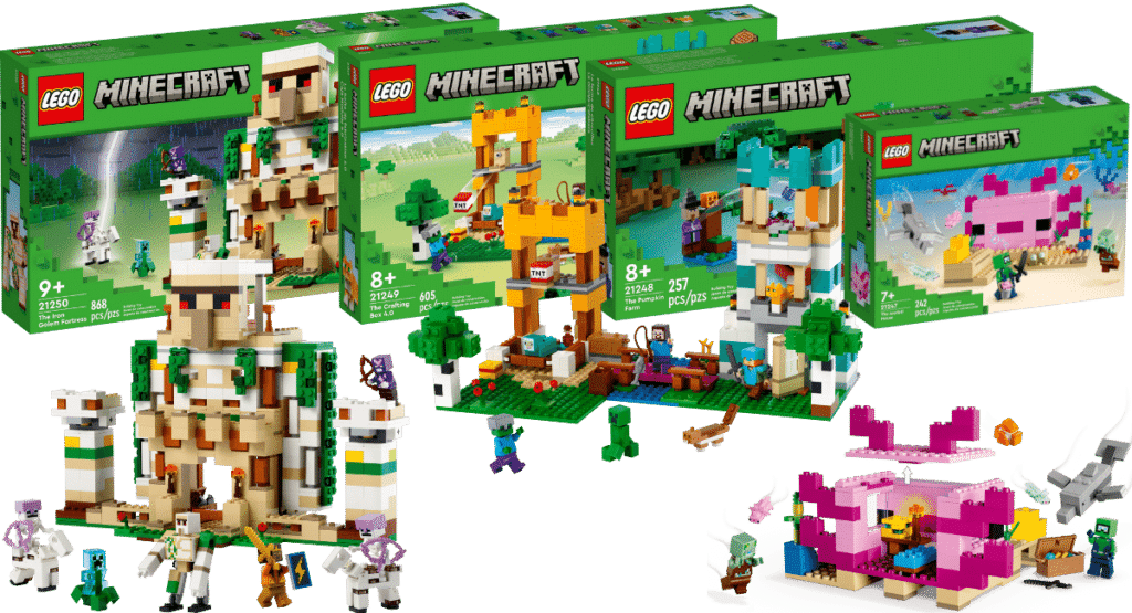 LEGO Minecraft zomer 2023 sets - verkrijgbaar vanaf augustus