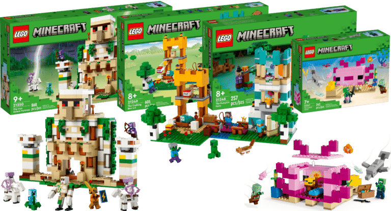 LEGO Minecraft zomer 2023 sets - verkrijgbaar vanaf augustus