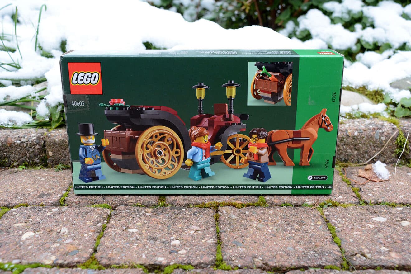 [Review] LEGO 40603 Wintertime Carriage Ride - een koets met winterbanden