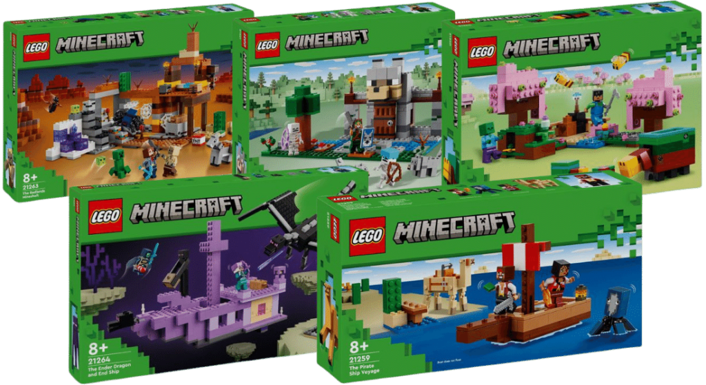 Dit zijn de nieuwe LEGO Minecraft zomer 2024 sets