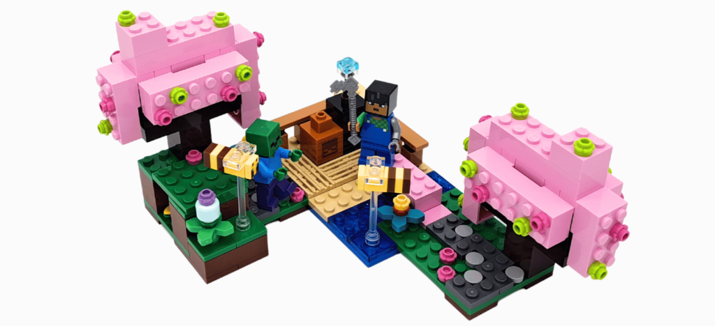[Review] LEGO Minecraft 21260 The Cherry Blossom Garden