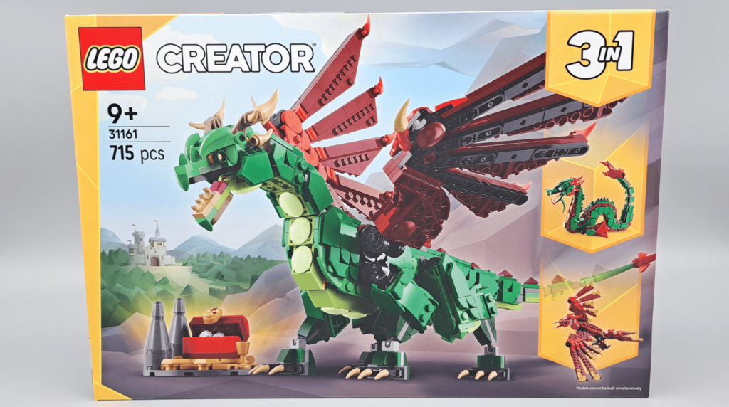 [Review] LEGO Creator 31161 Medieval Dragon - bewaak de schat